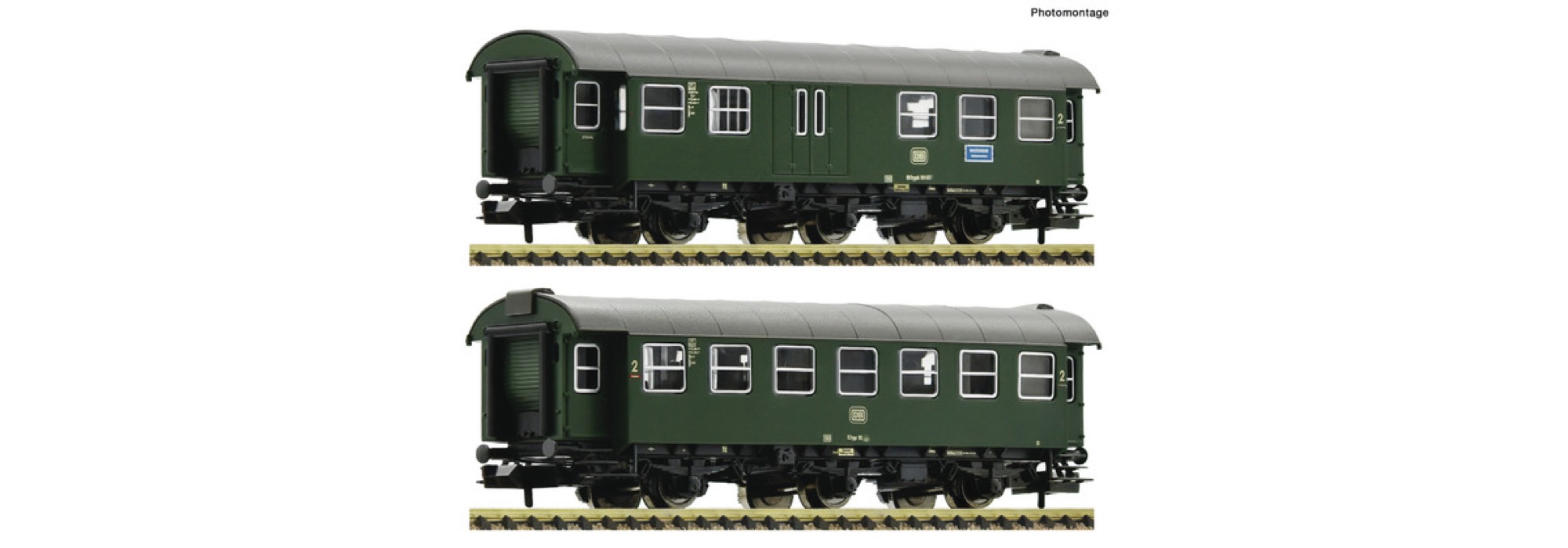 Fleischmann 809910 - 2er Set Umbauwagen DB