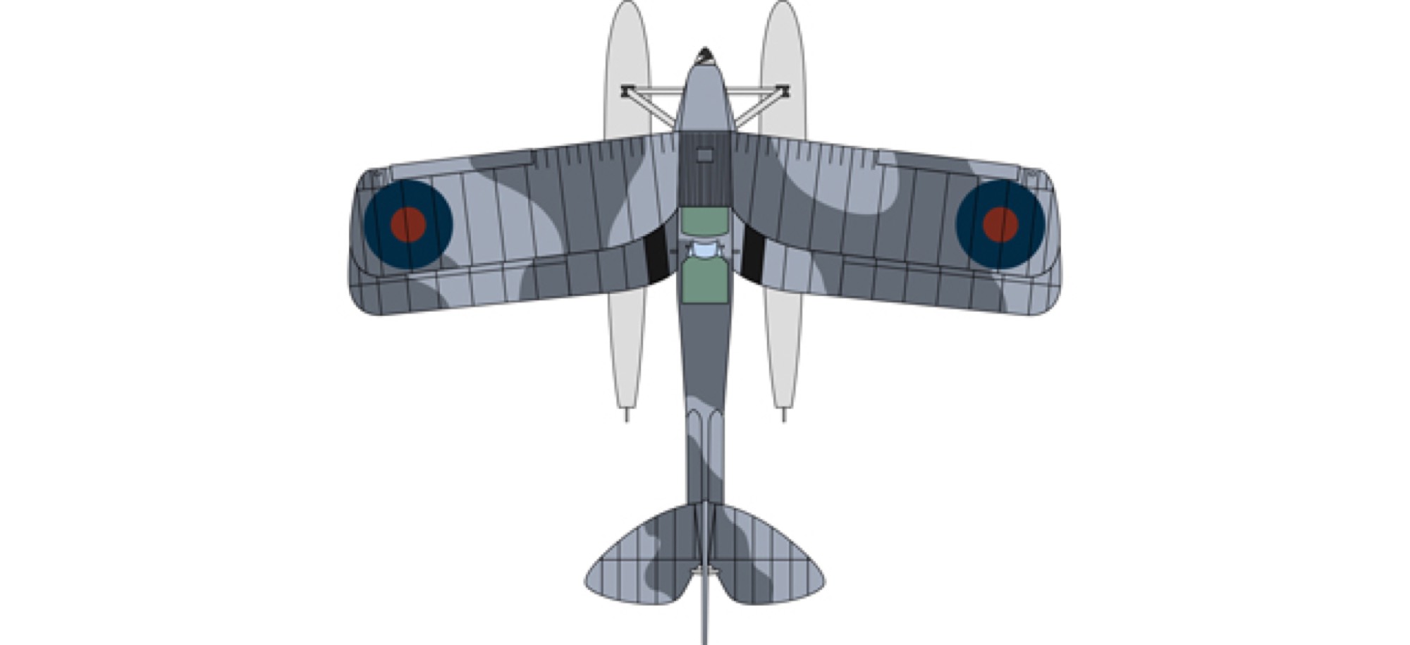 Herpa 8172TM009 - DH Tiger Moth Floatplane Royal
