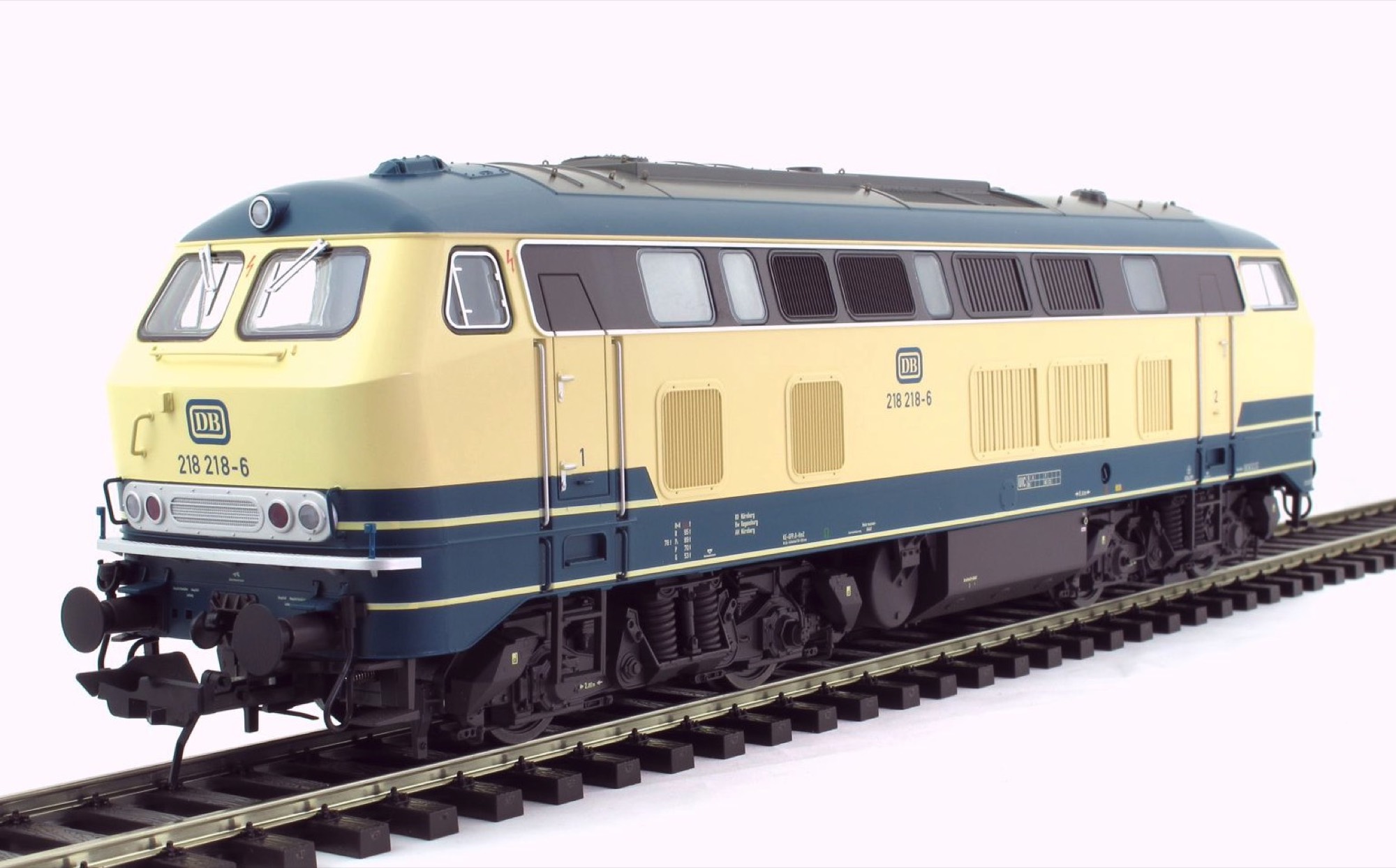 Lenz 40180-05 - Diesel locomotive BR218 218-6, DB,era