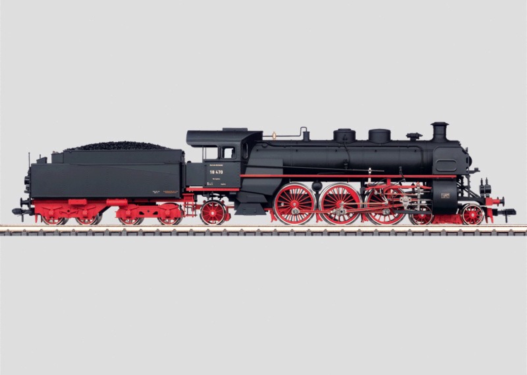 Märklin 54564 - Dampflokomotive mit Schlepptender. - BR 18.4 DRG