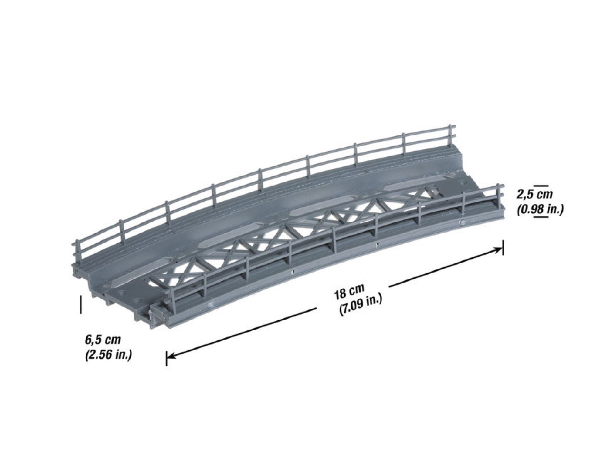 Noch 21350 - Bridge Base, curved, radius 360 mm