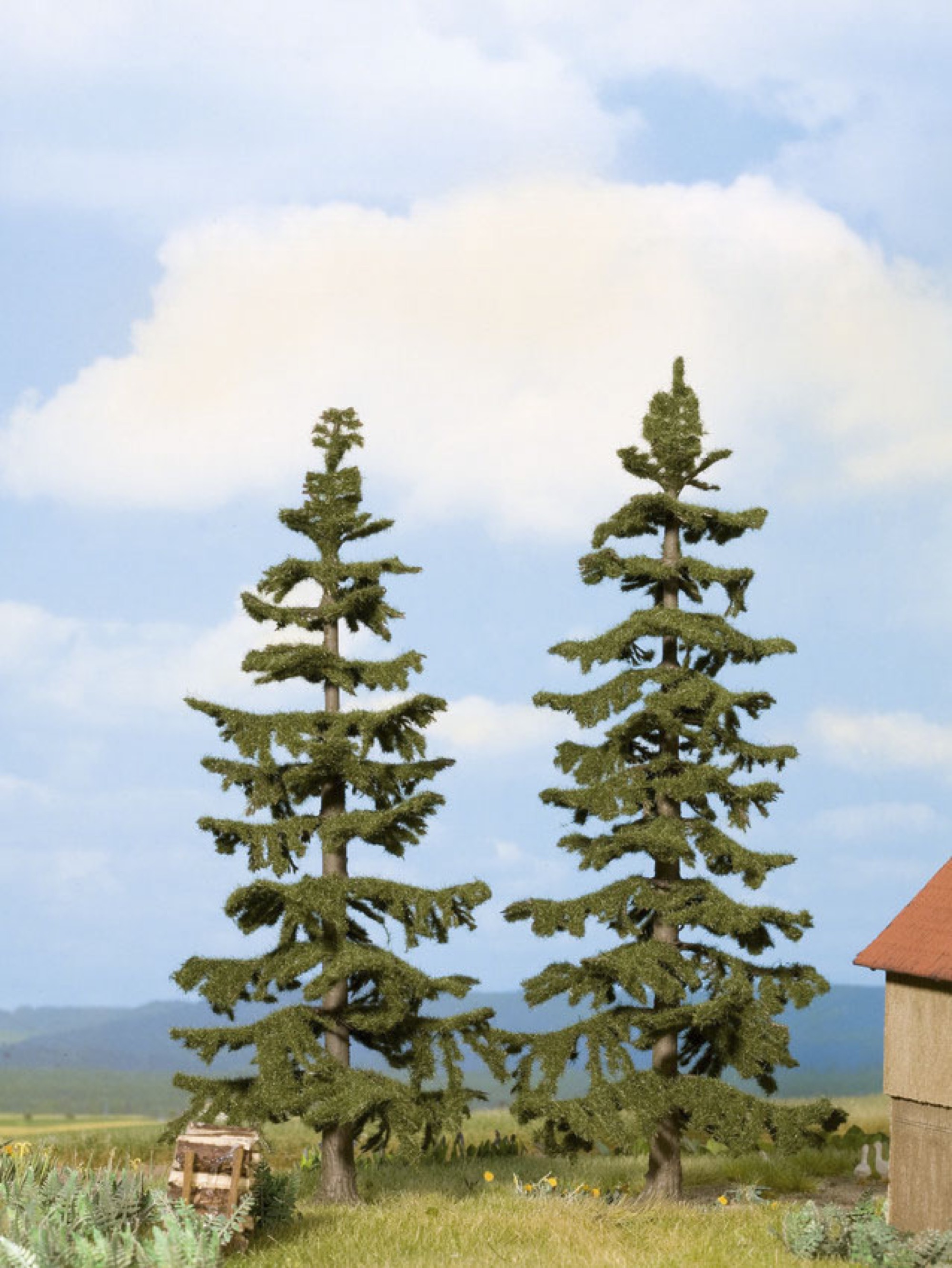 Noch 21820 - Nordic Fir Trees, 2 pieces, 11