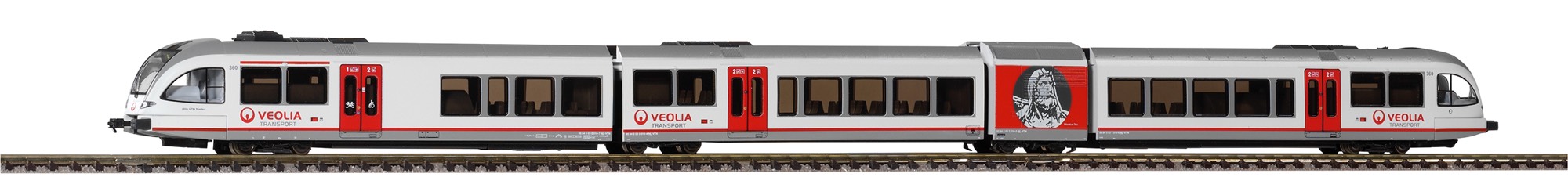 Piko 40227 - N-Dieseltriebwagen GTW 2/8 Veolia