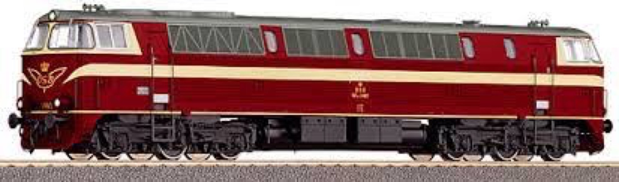 Roco 62710 - DSB MZ 1402 vinrød, DC