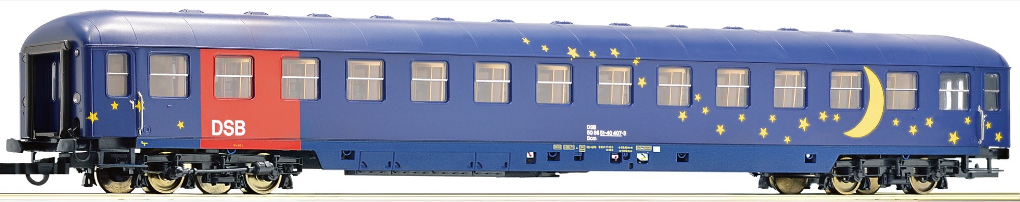 Roco 64309 - DSB Bcm-o liggevogn