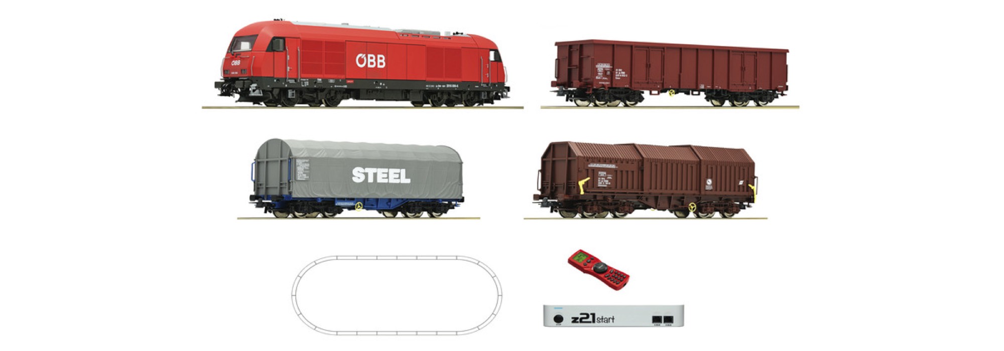 Roco 51282 - Digital z21 Start Set: Diesellokomotive Rh 2016 mit ...