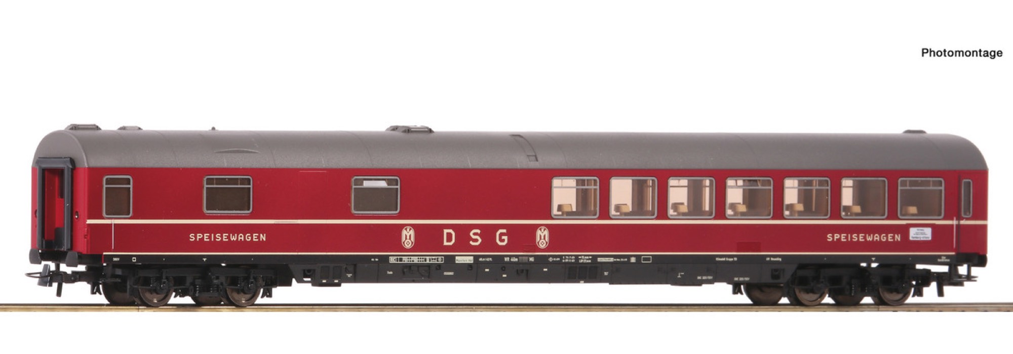 Roco 54453 - Schnellzug-Speisewagen, DB