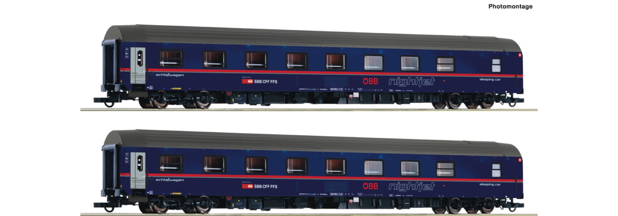Roco 6200021 - 2er Set T2S ÖBB Nightjet