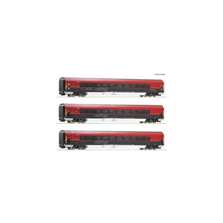 Roco 74042 - 3er Set Railjet ÖBB AC