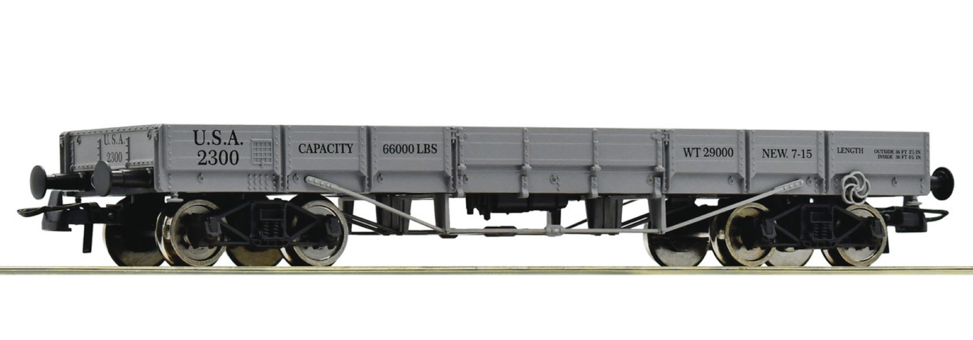 Roco 76317 - Low-side wagon, USATC
