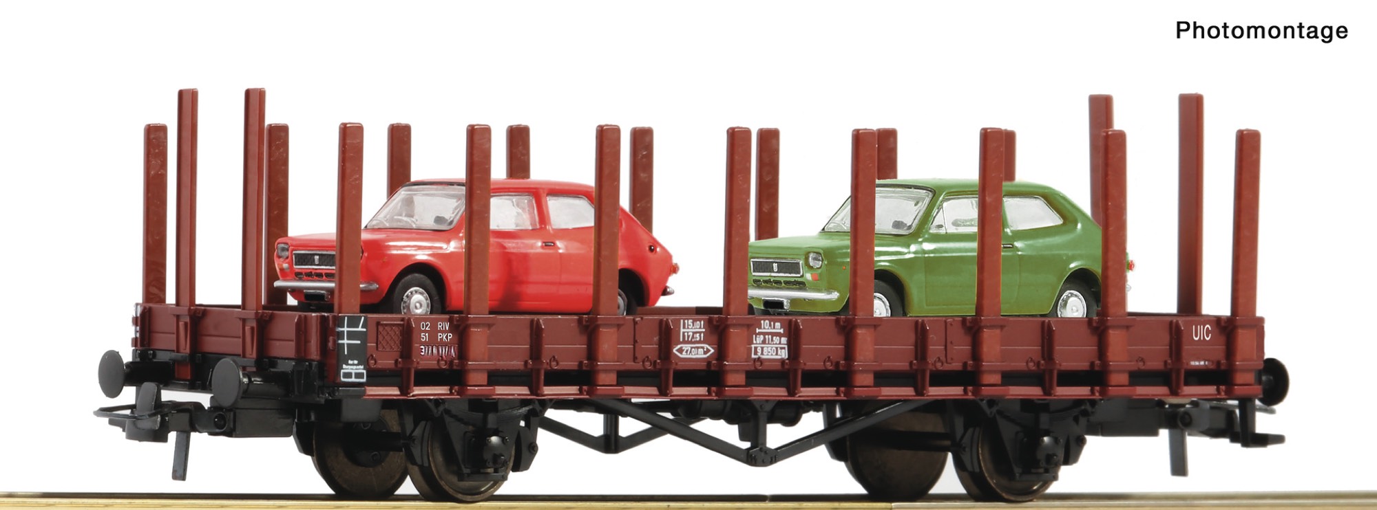 Roco 76764 - Rungenwagen R10 PKP+Polsky