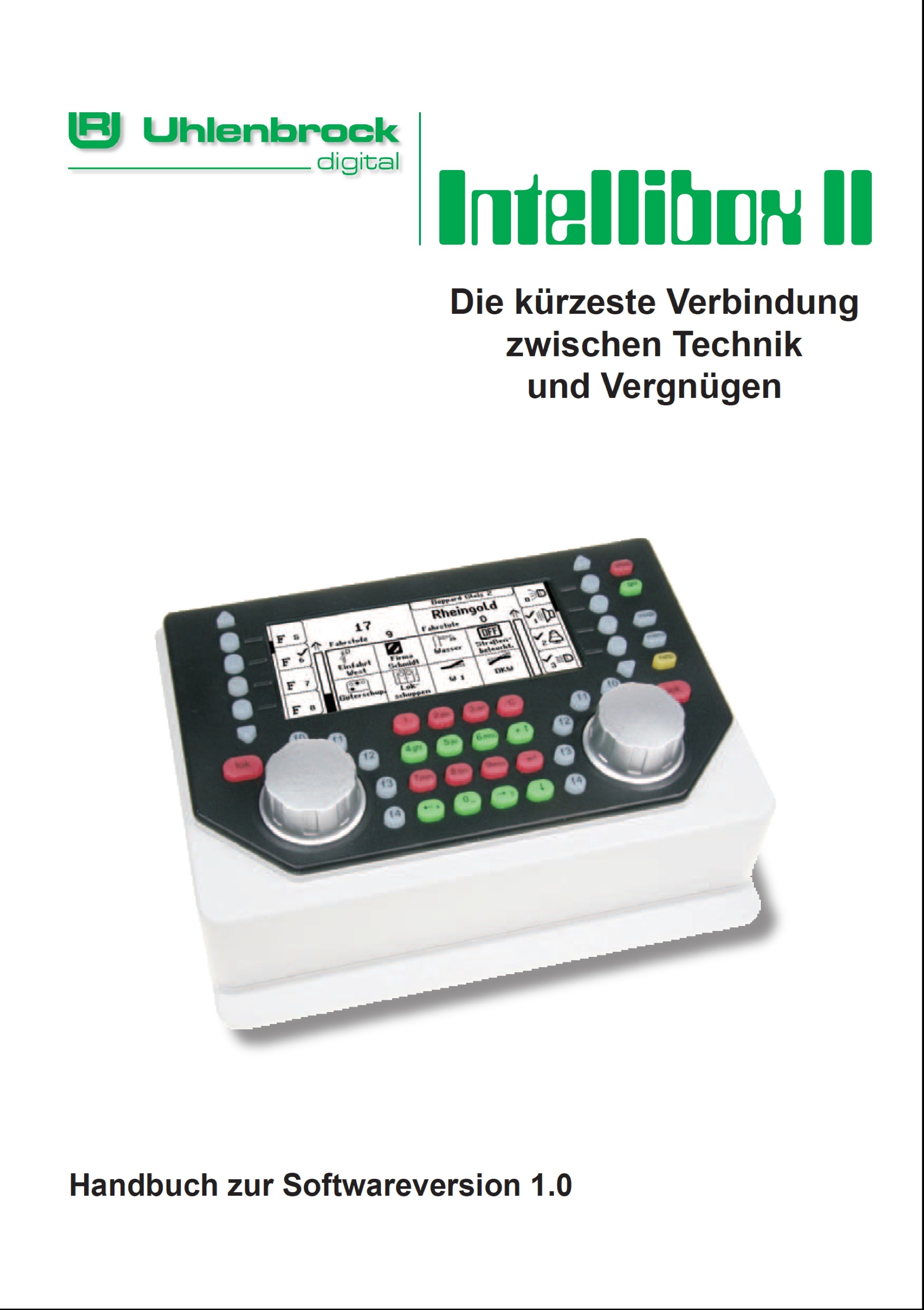 Uhlenbrock 60510 - Intellibox II handbook German + Demo program